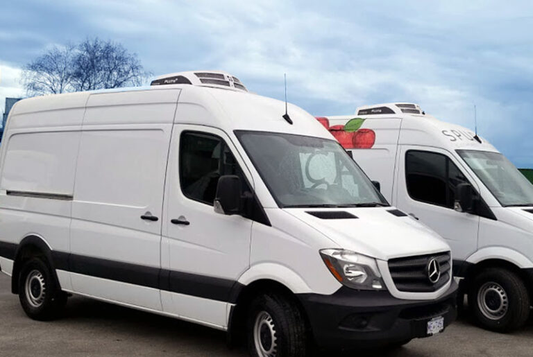 Delivery van, cargo van refrigerate, Electric refrigeration units